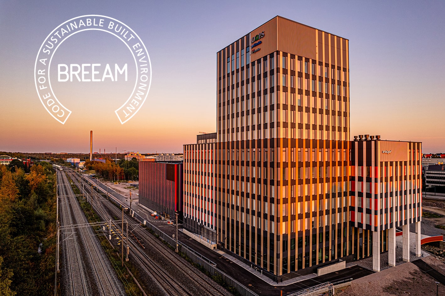 OOPS Office Buildings A and B receive BREEAM Excellent Environmental ...